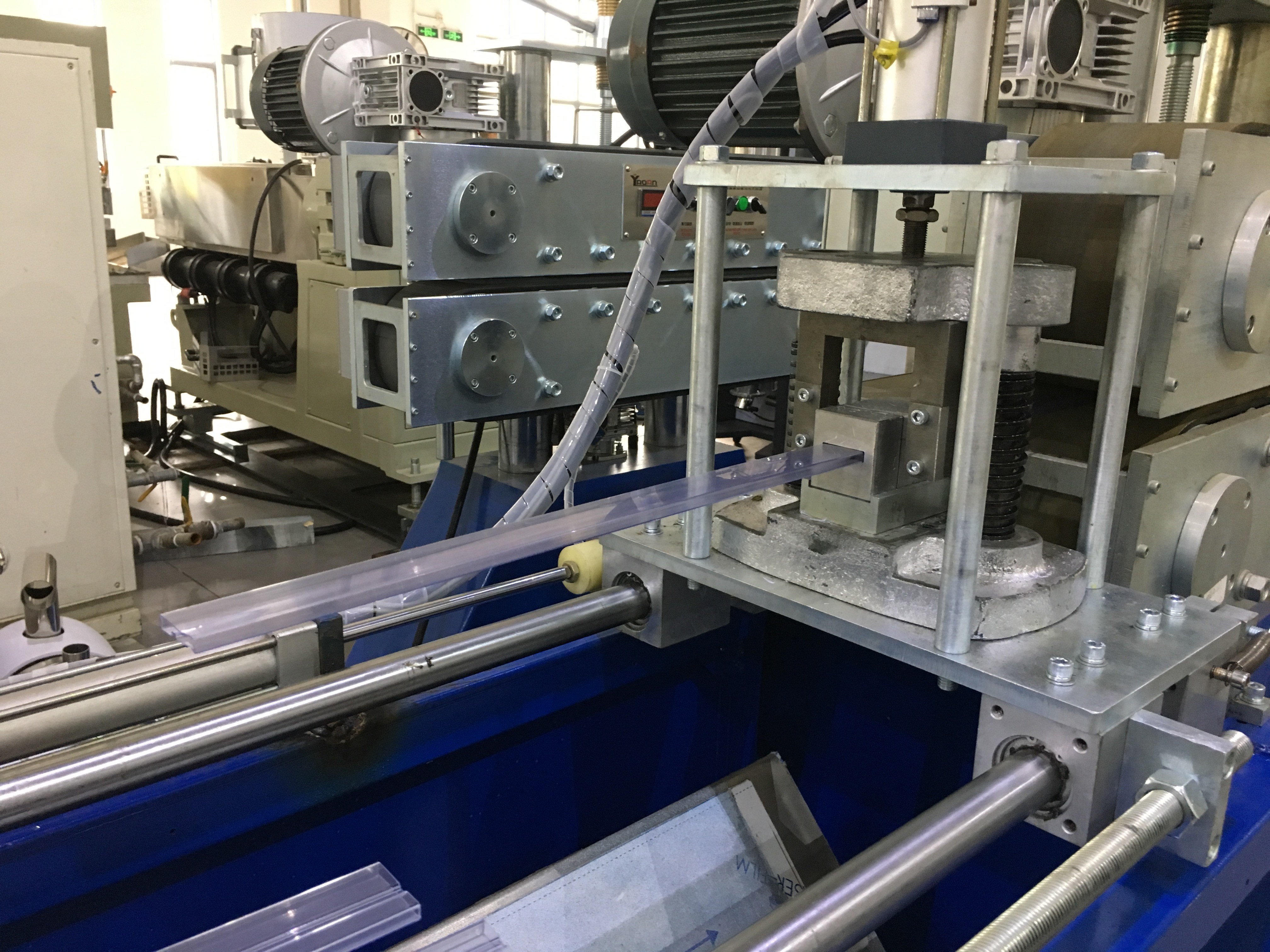 PVC IC Packing Tube Profile Extrusion Machine IC Tubing Extrusion Line